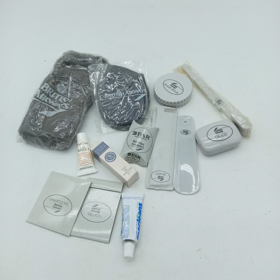 British Airways Concorde Era First Class Amenity kit | New Vintage ...