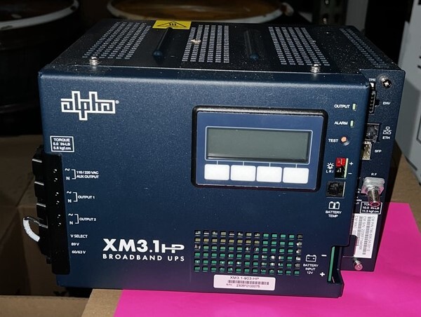 New Alpha Technologies XM3.1-HP Cable Broadband UPS Damaged Box | eBay