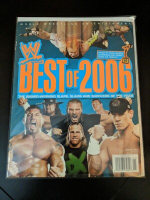 WWE Wrestling Magazine January 2007 Best of 2006 John Cena Jeff Hardy ...