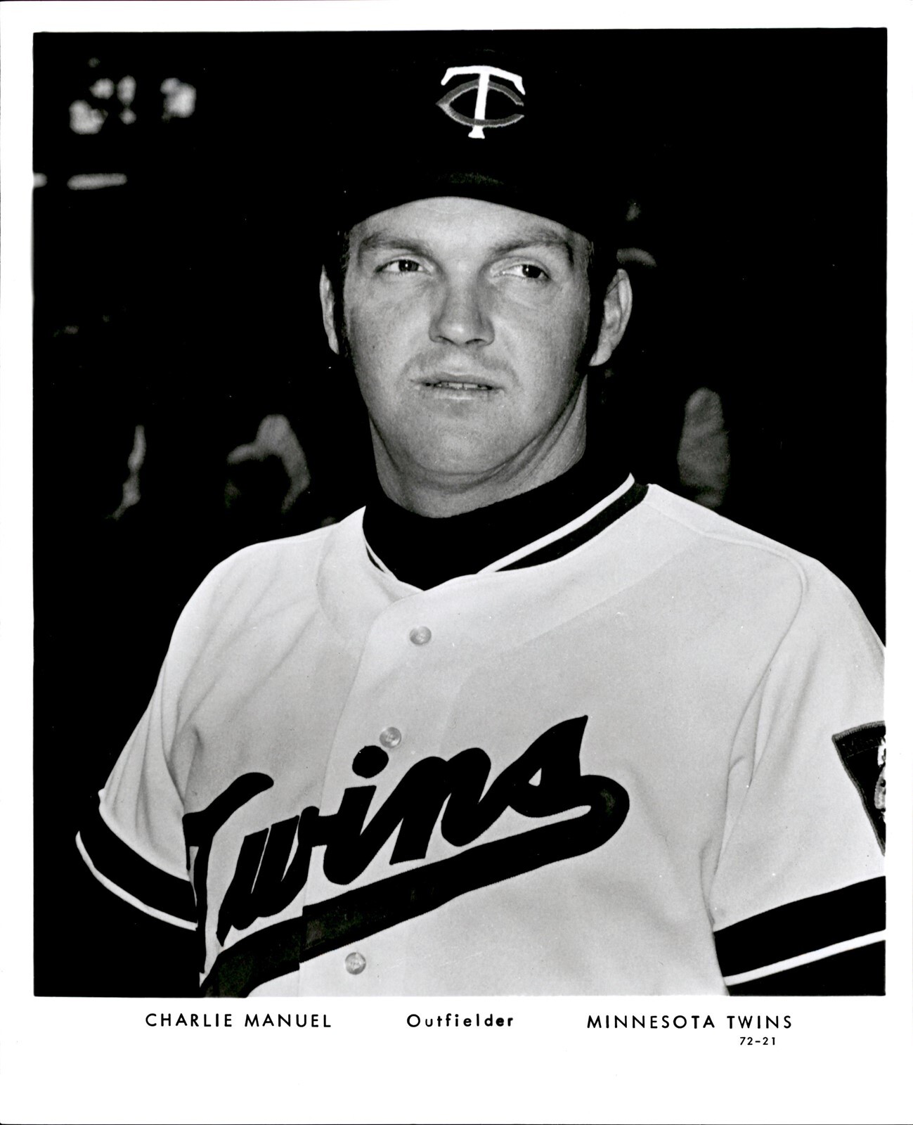 PF6 Original Photo CHARLIE MANUEL 1969-72 MINNESOTA TWINS OUTFIELDER ...