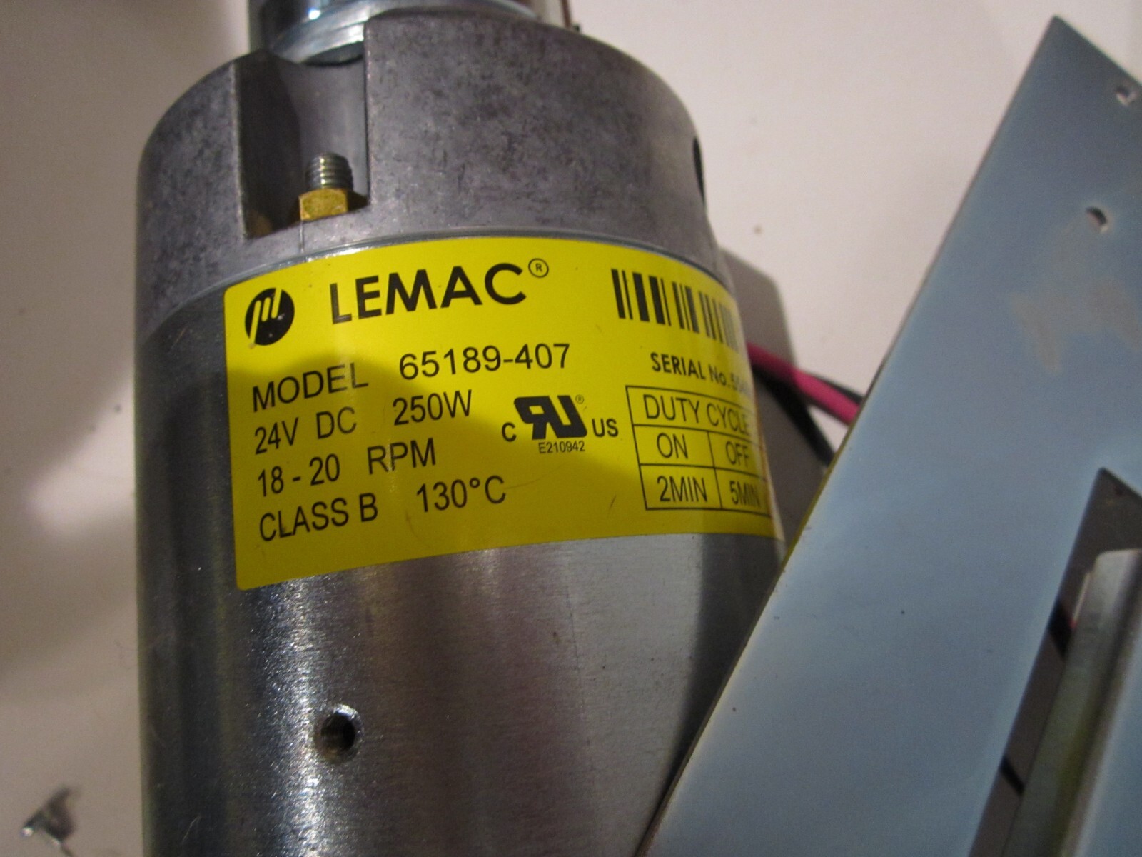 Genuine Acorn Stairlift Superglide 130 T700 HD Lemac Motor 65189-407 w ...