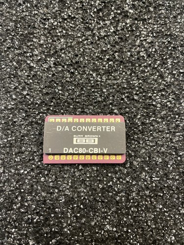 DAC80-CBI-V Burr Brown GOLD-pin 12-Bit DA D/A converter 1989 RARE DAC ...