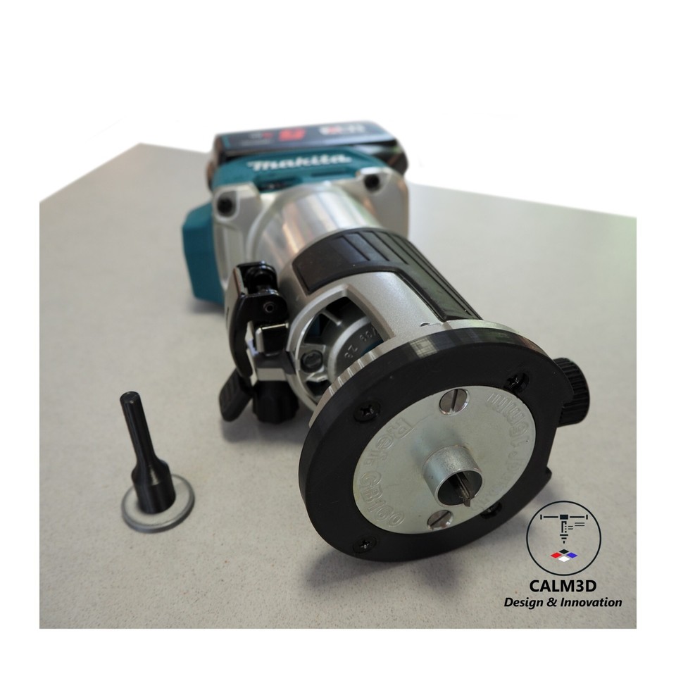 Makita DRT50 / RT0700C Compatible Trim Router Replacement Base + Screws ...