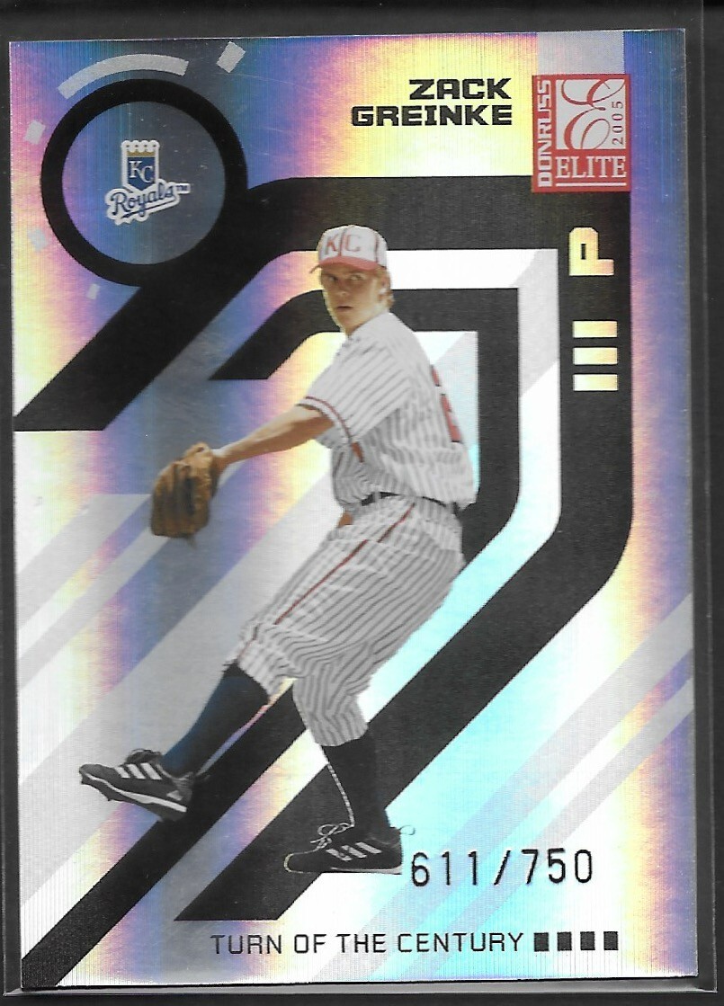2005 Donruss Elite Turn of the Century #79 Zack Greinke #'d/750 | eBay