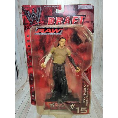 Jeff Hardy Raw Draft Figure WWE WWF ECW Jakks Pacific Action Figure | eBay