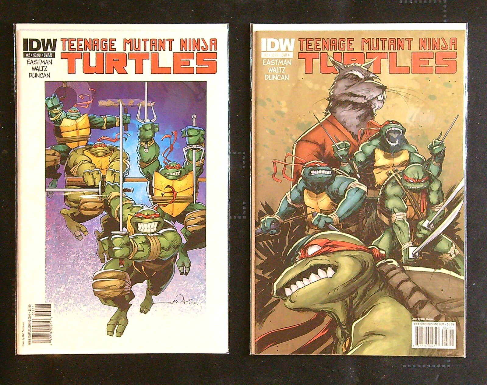 Teenage Mutant Ninja Turtles #2 Cover A & B Simonson Variant IDW 2011 ...