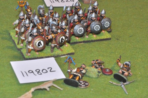 28mm roman era / carthaginian - infantry 16 figs & 4 generals - (119802 ...