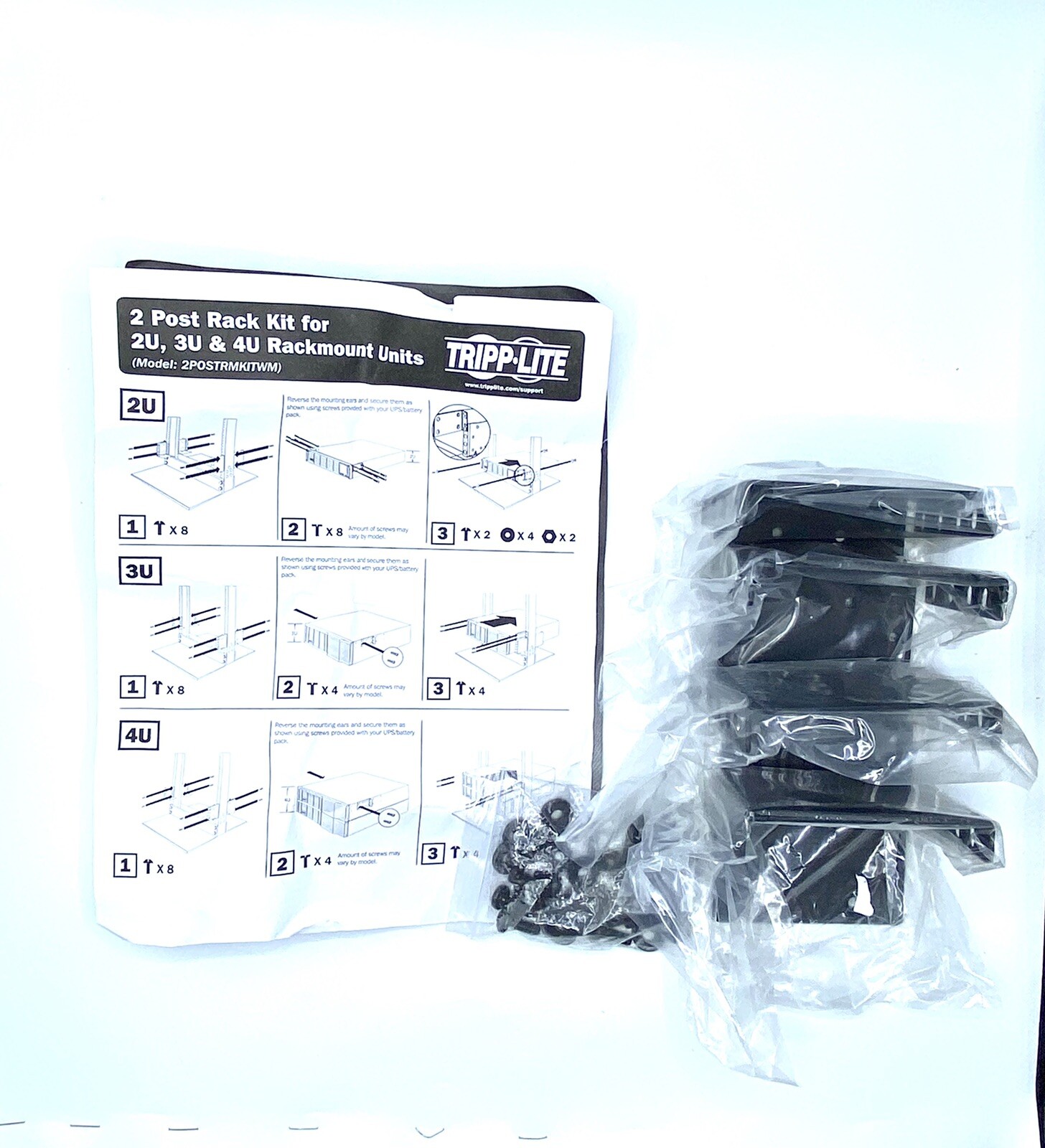 Tripp Lite 2POSTRMKITWM 2-Post Rackmount/Wallmount Installation Kit New ...