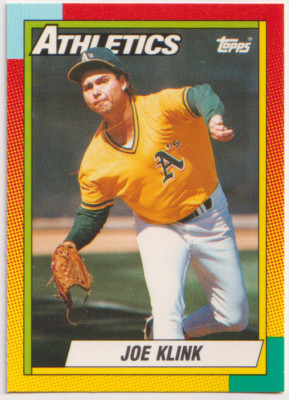 1990 Topps Traded #51T Joe Klink Oakland Athletics | eBay