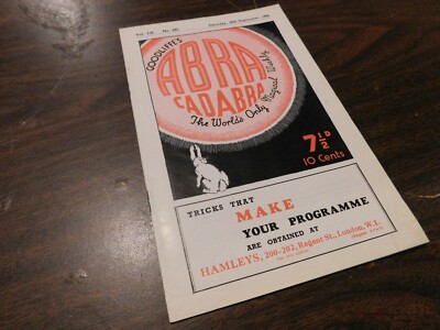 Goodliffe's Abracadabra Abra Magazine September 16, 1950 Percy Bee | eBay