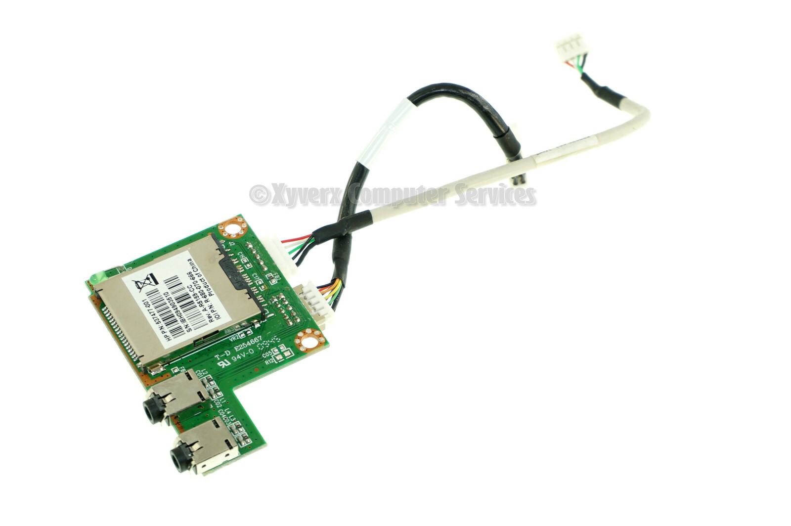 537477-001 GENUINE HP DESKTOP AUDIO CARD READER BOARD 300-1000 300-1025 ...
