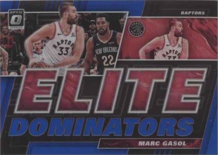 2019-20 Panini Donruss Optic - Elite Dominators Marc Gasol #22 Blue ...