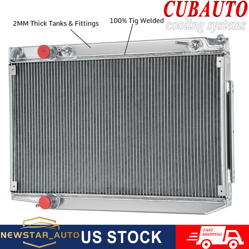 2-Rows Radiator Fits Mercedes-Benz C107 380 SLC 1978-1981/R107 380 SL ...