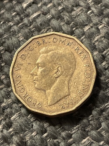 1941 Great Britain Three Pence Foreign Coin “A Thrupenny Bit Or ...