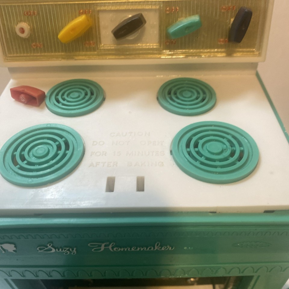 Vintage 1968 Suzy Homemaker Oven Turquoise by Topper Working - 100 W ...
