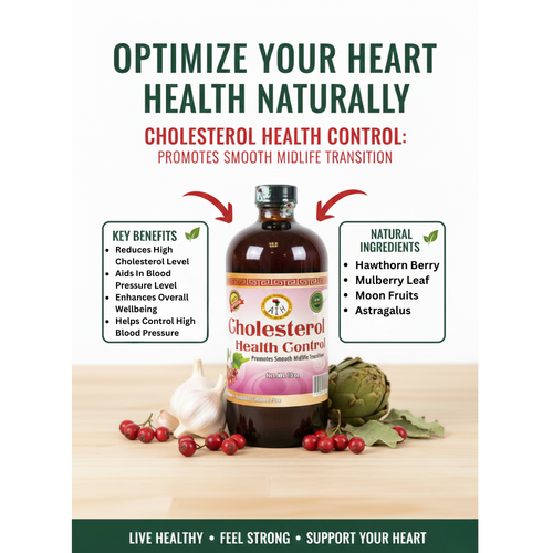 Cholesterol Health Control 100% Natural Organic 16 oz bottle | eBay