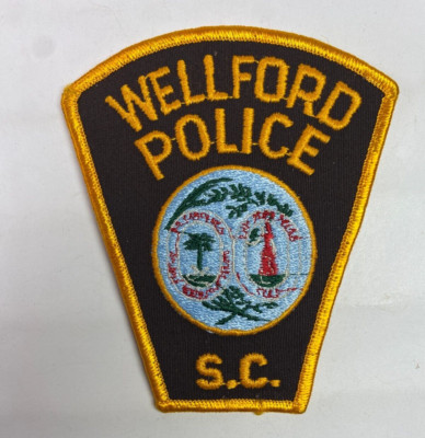 Wellford Police South Carolina Patch F4 | eBay