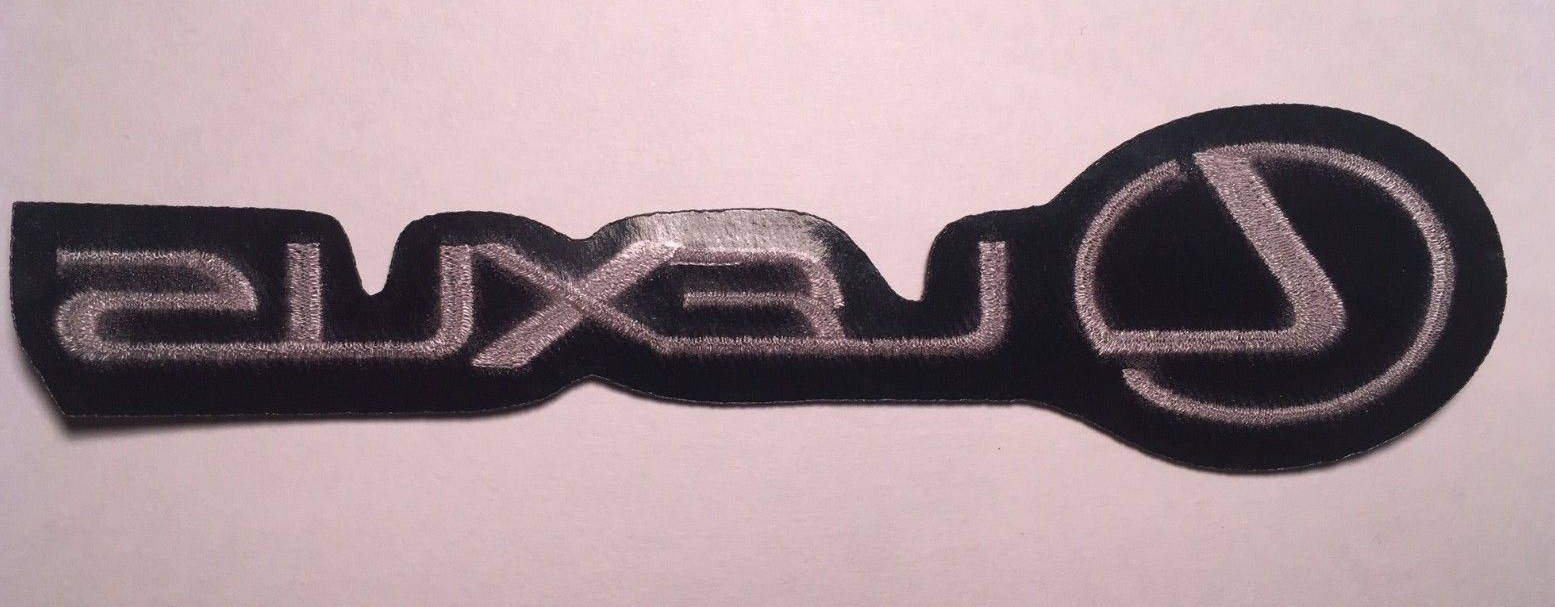 Lexus patch jacket cap emblem logo badge iron on patch 6.25" wide lexus ...