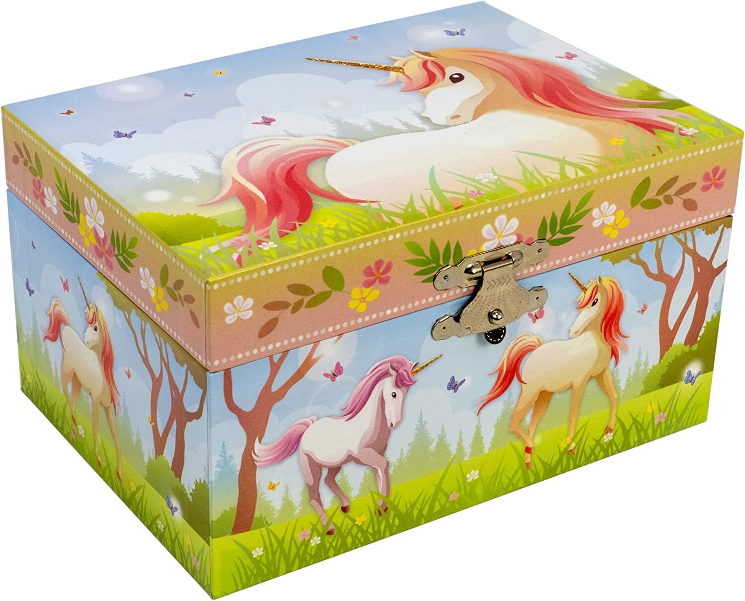 The San Francisco Music Box Company Magical Unicorn Keepsake Musical ...