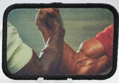 Predator handshake meme 2"x3" hook & loop tactical morale patch Funny ...