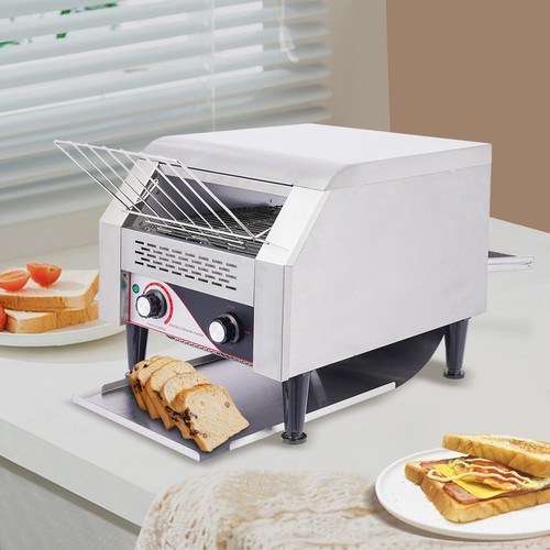 Electric Conveyor Toaster Stainless Steel Industrial Toaster 300Pcs/H ...
