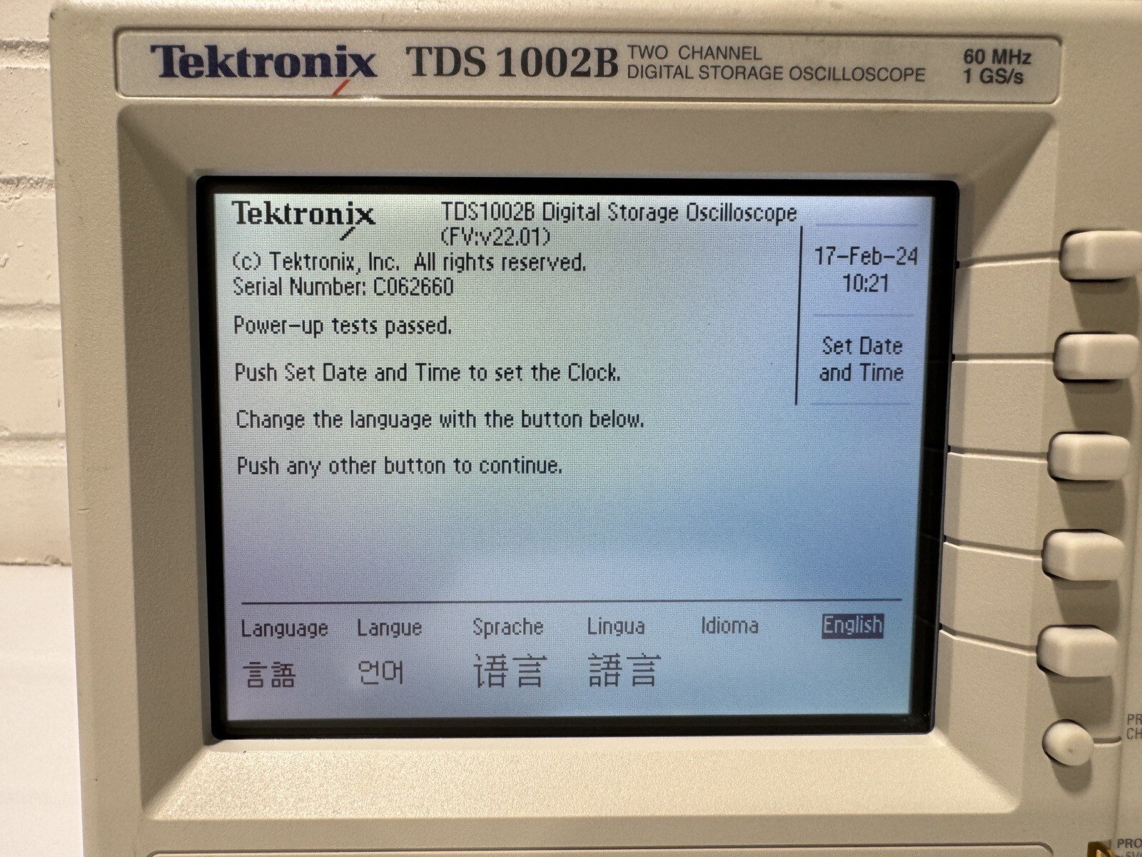 Tektronix TDS1002B 2 Channel Digital Storage Oscilloscope | eBay