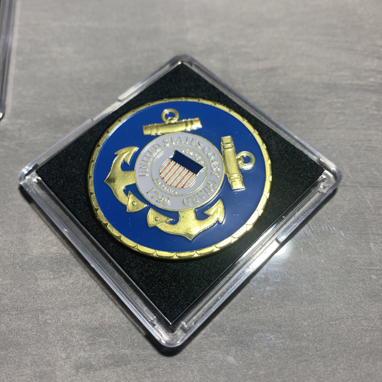 MARITIME LAW ENFORCEMENT Challenge Coin USCG-US Coast Guard Gold New ...