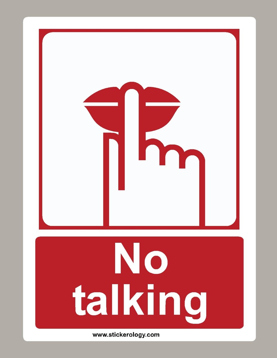 No Talking Sign Printable No Cell Phone Policy ClipArt Best