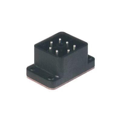 1 x Hirschmann 932 478-100 GO 610 FA M Surface Mounted Connector 6 + PE ...