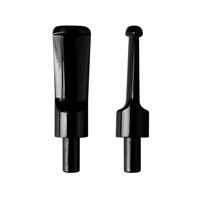 2PCS 3MM Straight Smoking Pipe Mouthpiece Replacement Pipe Stem For ...