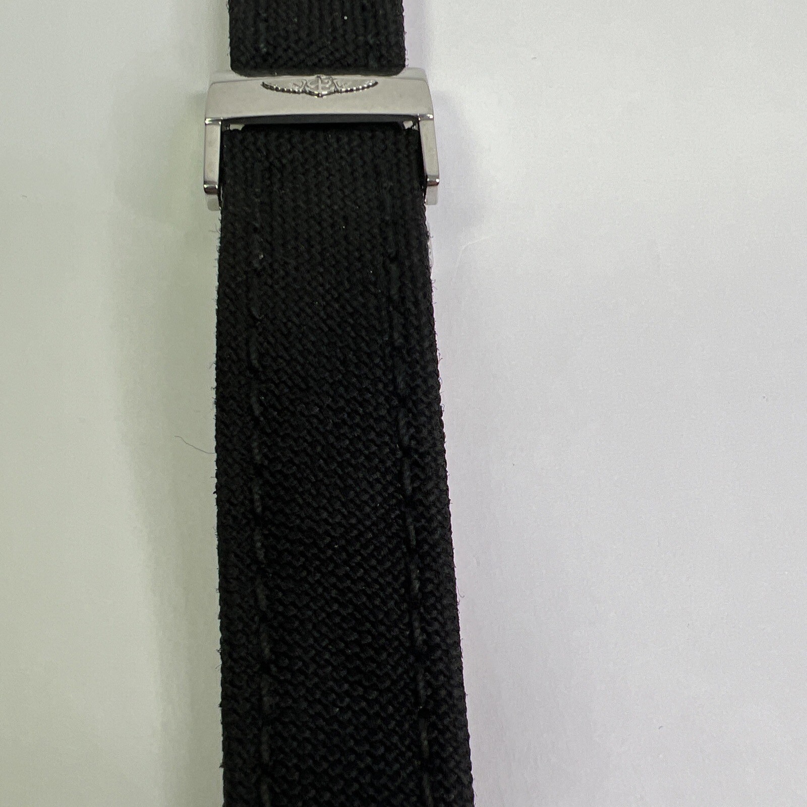 Authentic Breitling 22mm x 20mm Black Fabric 101W Strap & A20D.1 ...