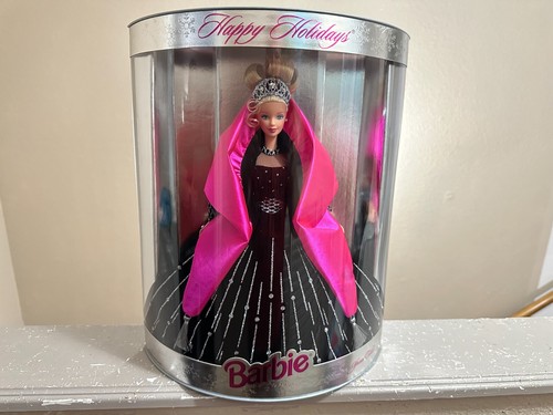 1998 HAPPY HOLIDAYS BARBIE DOLL SPECIAL EDITION RARE ERROR MISPRINT ...
