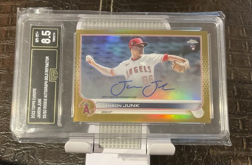 2022 Topps Chrome Rookie Auto Gold Refractor /50 Janson Junk #RA-JJ GMA ...
