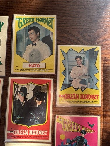 1966 Topps Vintage Green Hornet Stickers Lot | eBay