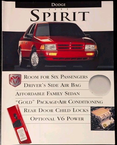 1995 Chrysler Spirit Car Sales Brochure Catalog 3 Pages | eBay