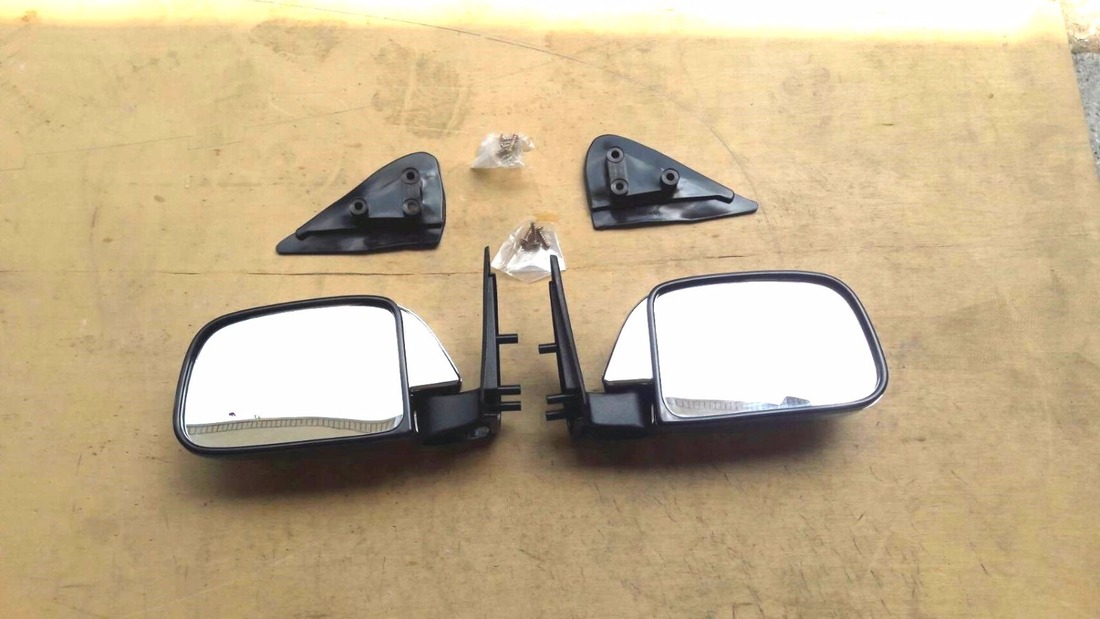 Chrome Side Door Wing Mirror for Toyota 91-97 Hilux 4Runner RN85 LN106 ...