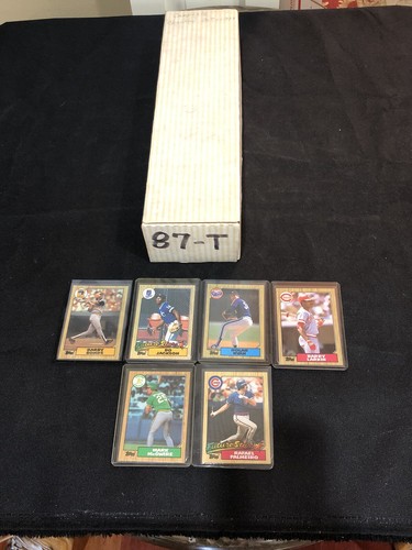 1987 Topps Baseball Complete Set MINT - Barry Bonds Mark McGwire Bo ...