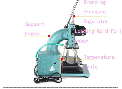 4.5''x7'' Manual Hot Foil Stamping Machine Bronzing Machine for PVC ...
