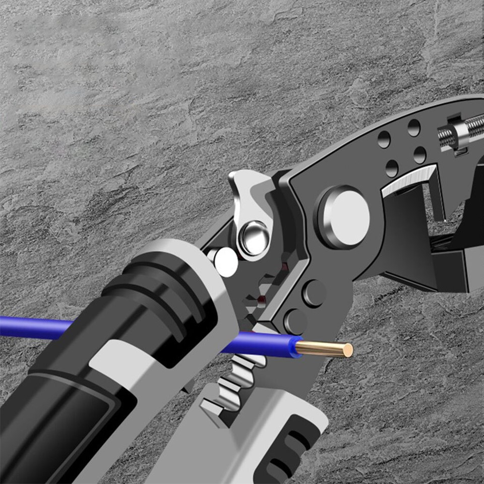 Electrician Pliers Wire Stripper Crimping Hand Tools for Cable Cut ...