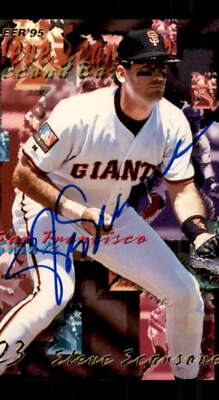 1995 Fleer Update #196 Steve Scarsone AUTOGRAPHED!!! Giants 236564 | eBay