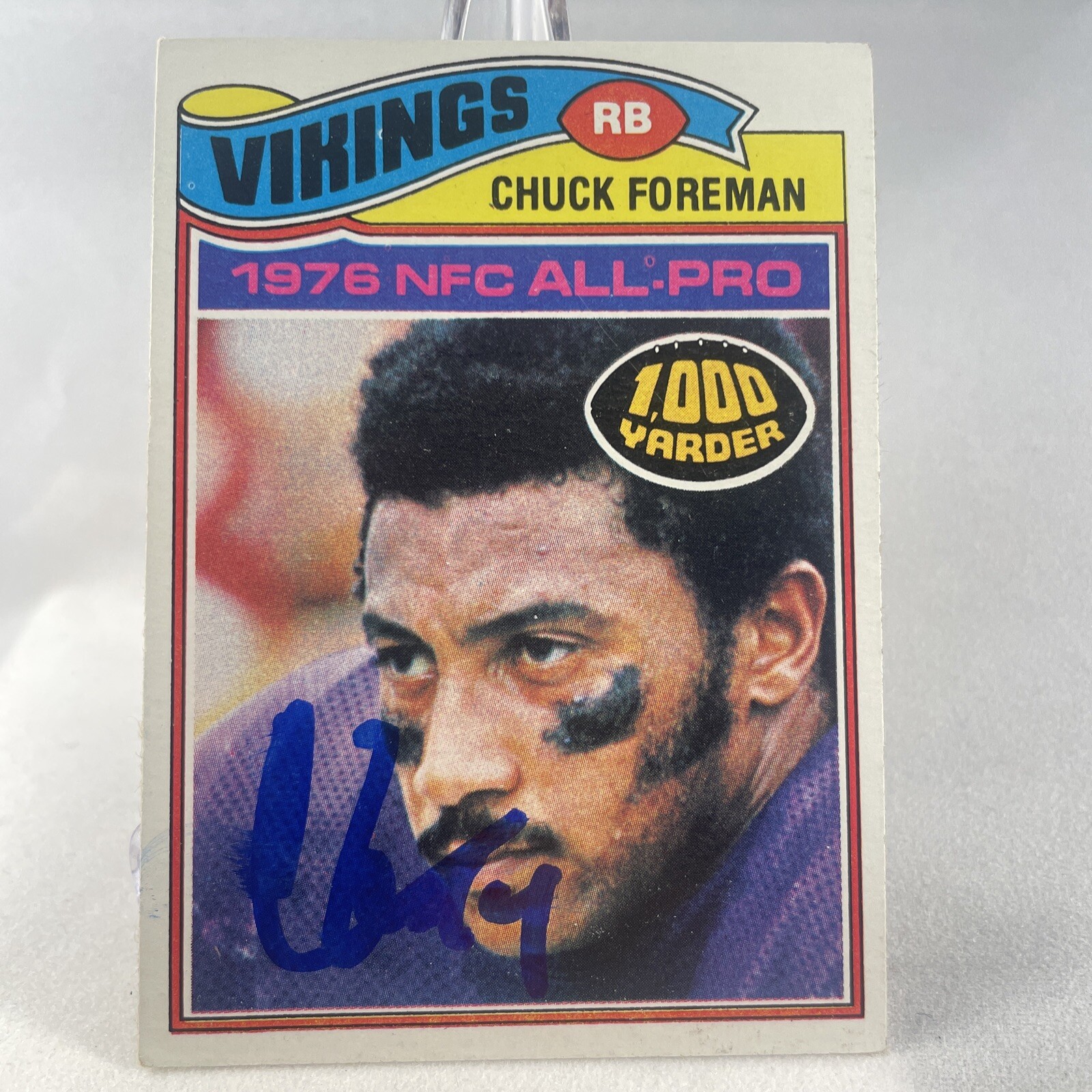 Chuck Foreman -Miami Hurricanes- Minnesota Vikings Autographed Card | eBay