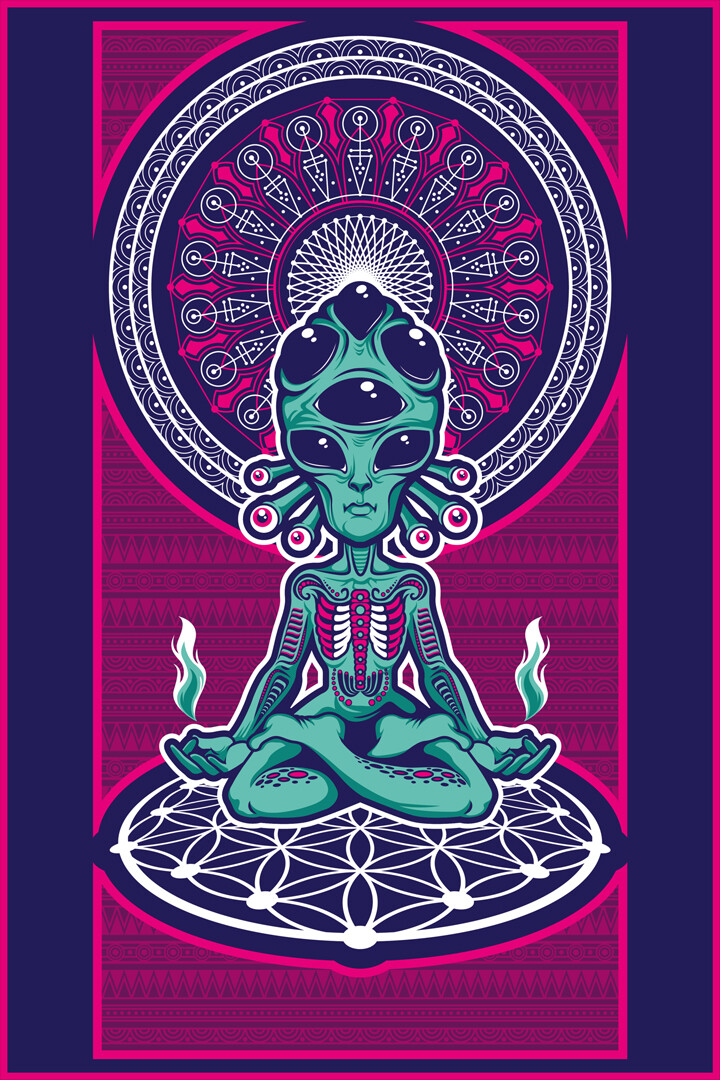 Wallpaper Psychedelic Buddha Trippy Buddha Wallpapers Wallpaper Cave