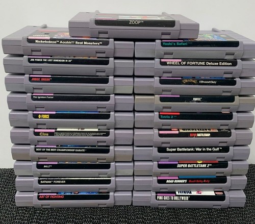 Super Nintendo SNES Original OEM Authentic *Pick Your Game* | eBay