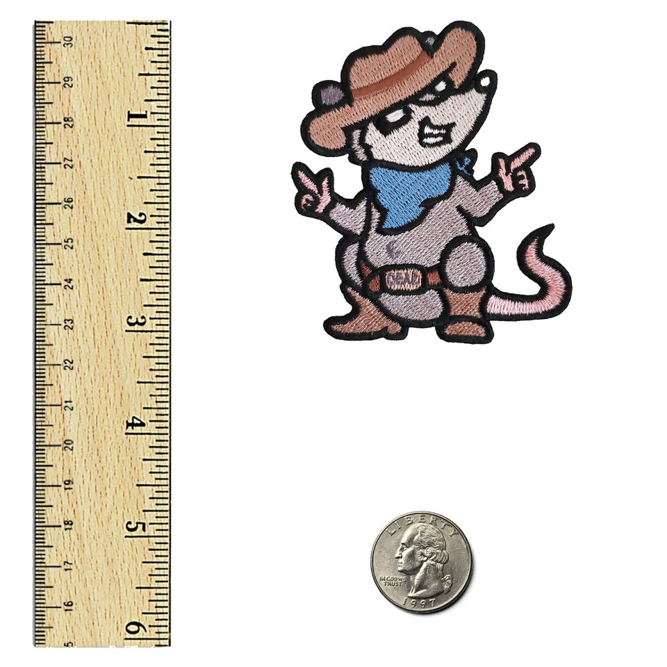 Cowboy Possum Patch - Morale Patch, Hook and Loop Patch, Tactical, Iron ...