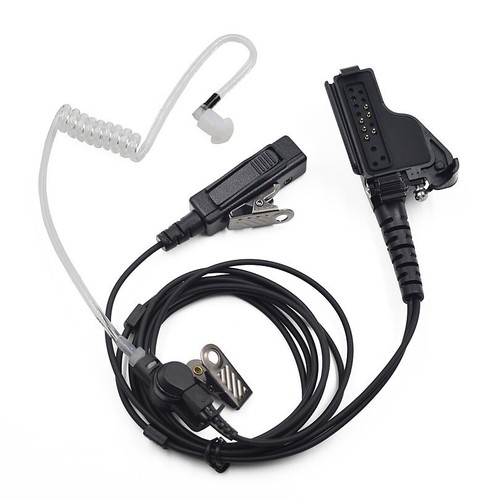 2-Wire Tube Earpiece Headset Mic for Motorola XTS2250 XTS4250 XTS3000 ...