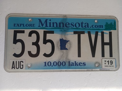 2019 Minnesota License Plate Auto Tag Garage Decor 535 TVH | eBay