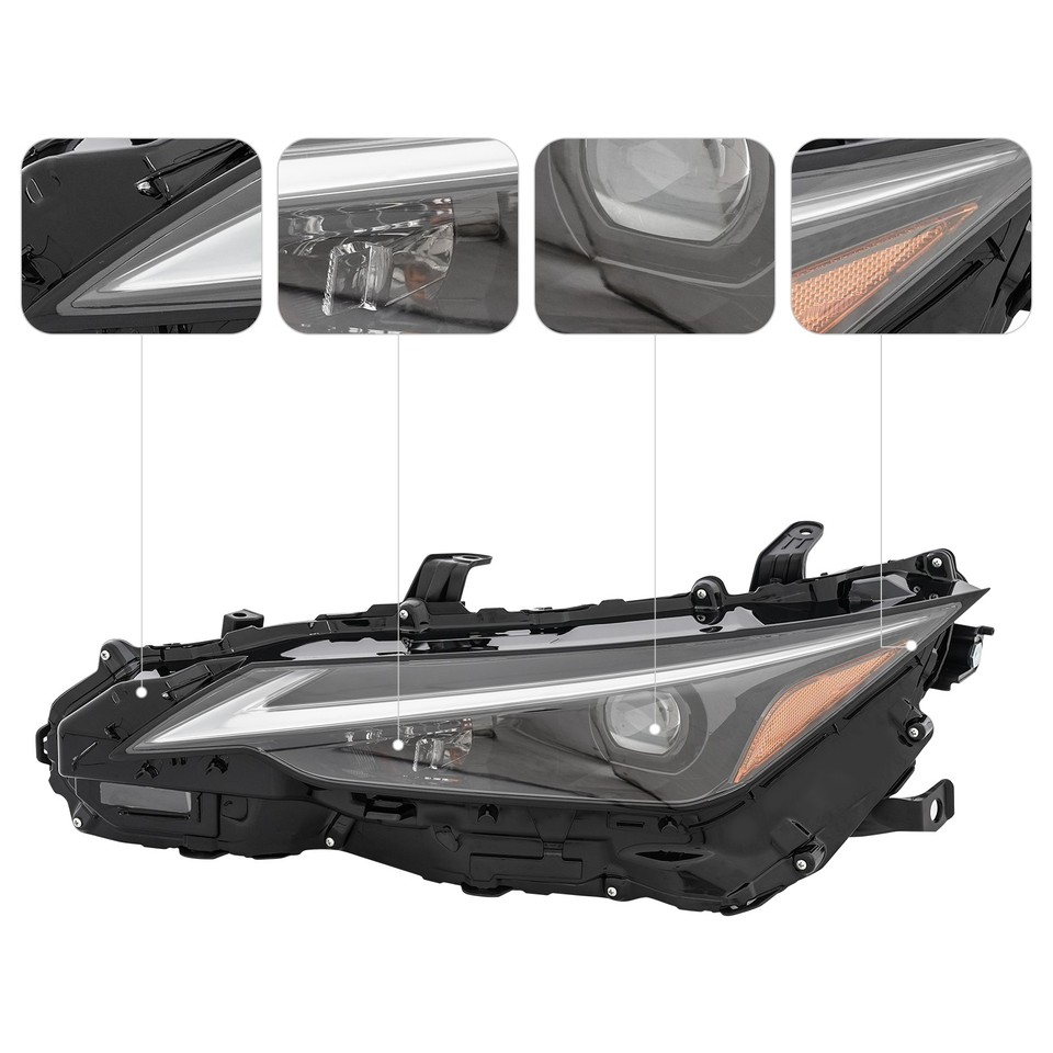 (Bi-LED) For 2021-2023 Lexus IS300 IS350 LED Headlight Headlamps Left ...