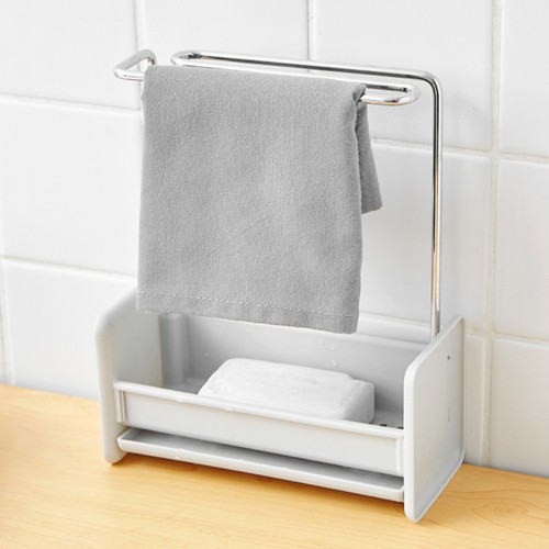 Drain Rack Sponge Holder for Kitchen Rag Draining Dish Cloth Dryer | eBay