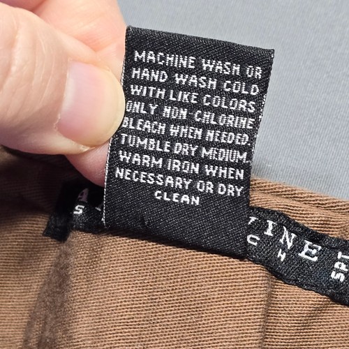 Harry Levine Brown Pants Stretch Straight Flat Front Preppy Chino ...