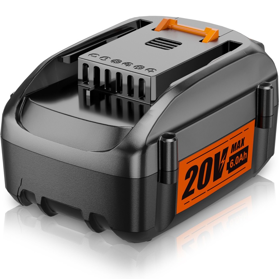 6.0Ah For WORX 20V MAX Lithium Ion Battery 20 Volt WA3520 WA3525 WA3575 ...